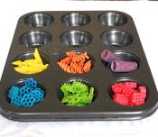 Colored Pasta. Hands On Counting, Sorting, and Pattern Activities
